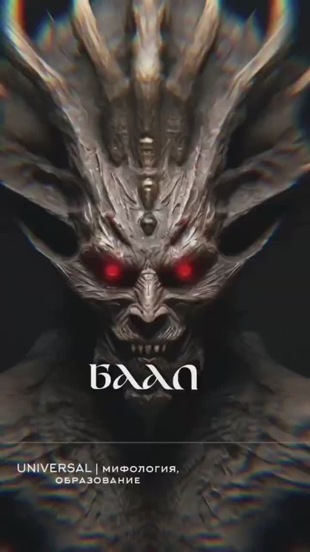 БААЛ #мифология #мистика #мифы #демоны #баал #ад