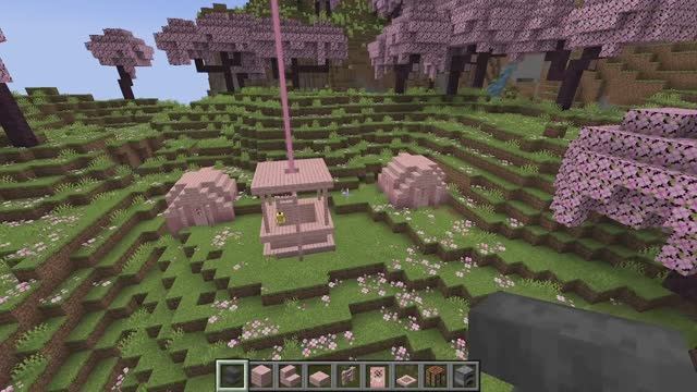 Как построить вишневый дом. Майнкрафт. Версия 1.21.1