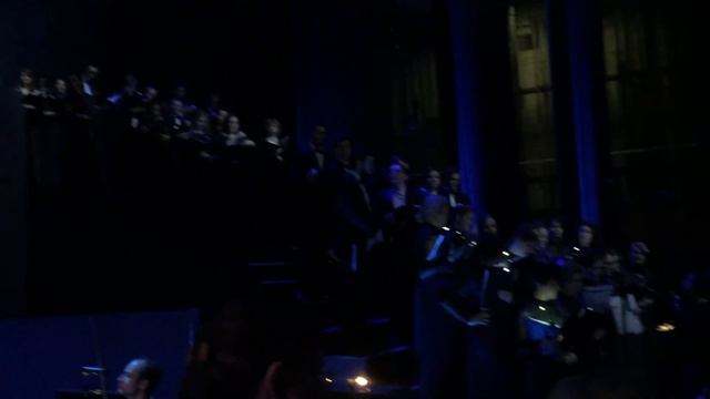 Репетиция оратории митрополита Илариона в Крокусе