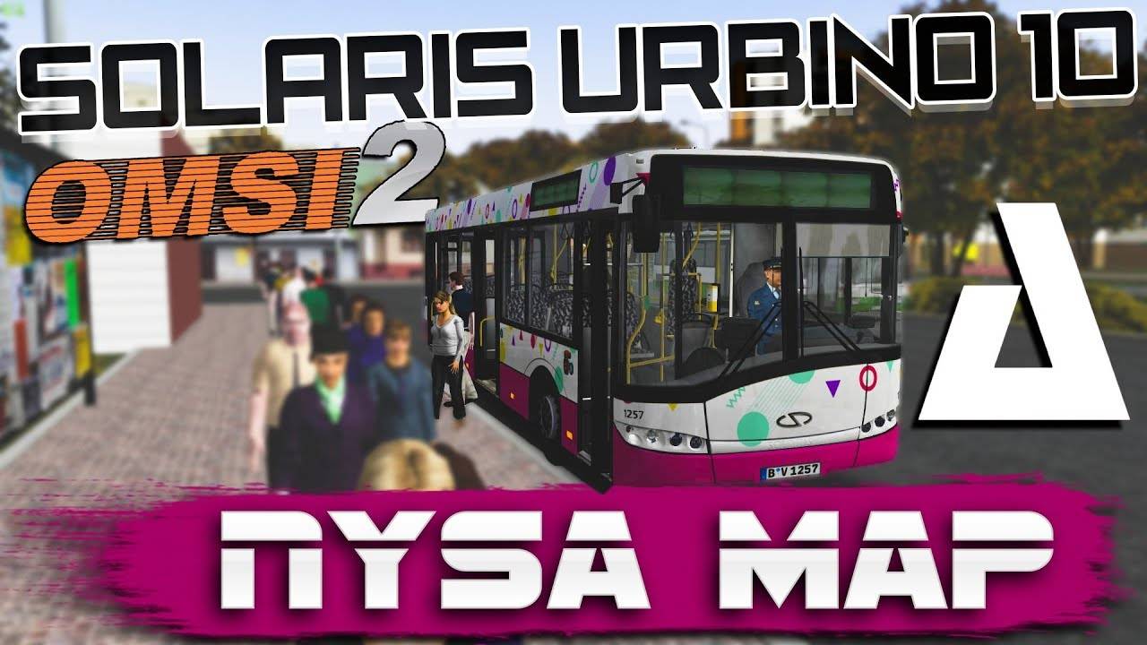 OMSI 2🚍SOLARIS URBINO 10🚌NYSA - КРУТАЯ КАРТА ПОЛЬСКОГО ГОРОДКА🏞 #сезонконтентаRUTUBE
