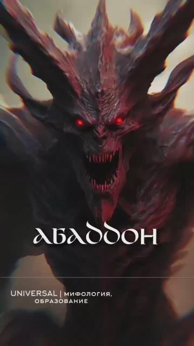 АБАДДОН #мифология #мистика #мифы #демоны #абаддон