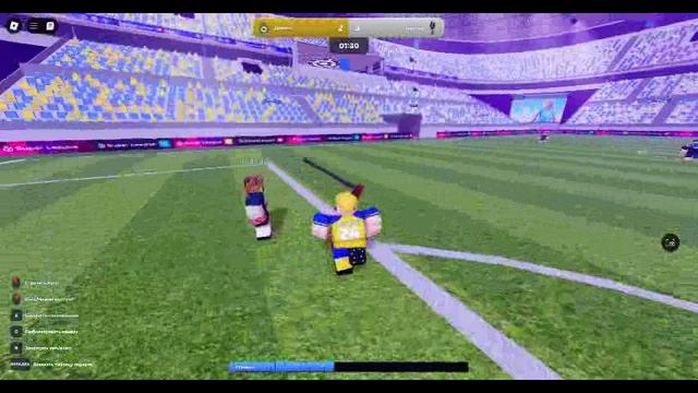 играю в футбольную лигу в Roblox 5 часть.