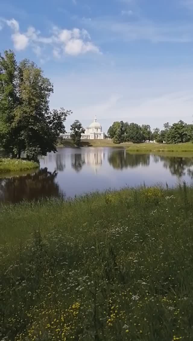 Ораниенбаум 2024. Панорама у Нижнего пруда