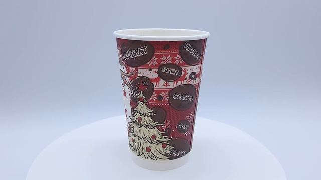 Стакан двухслойный 450мл «Новый год»