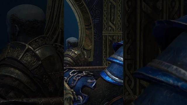 Брок благословляет копье Кратоса #GodOfWar #gameshorts #godofwar #kratos #godofwarragnarok