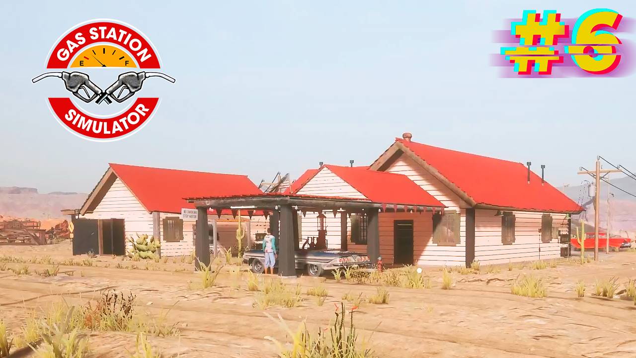 Поднимаю заправку с колен. Gas Station Simulator #6
