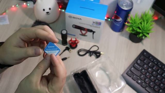 BOYA BY-MM1.Распаковка и обзор накамерного микрофона BOYA BY-MM1.