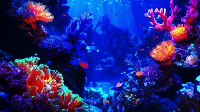Коралловые сны - безмятежное сияние моря. Расслабляющее видео для сна. Глубокий релакс, антистресс.