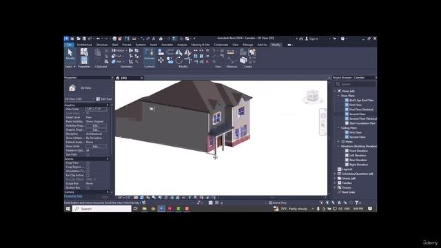 10 - Exterior ComponentsPart II - 79 - 3D View Error
