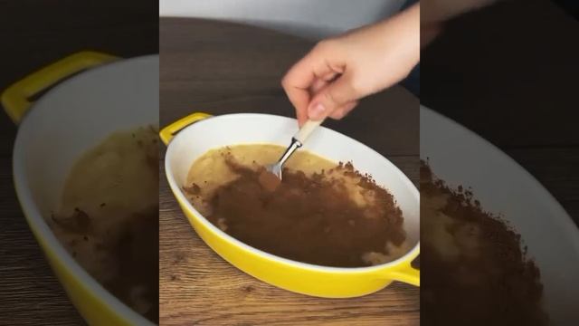 Потрясающий банановый брауни, приготовленный всего из трёх ингредиентов!