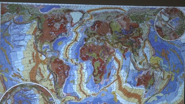 Яковишина Е. В. - Историческая геология. Семинары - 8.Палеотектоническая карта мира для конца девона