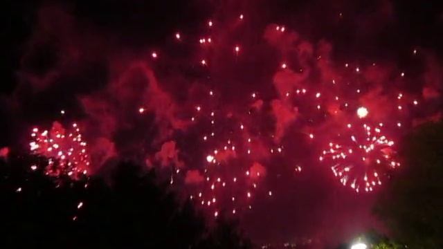Москва. Воробьевы горы. Фестиваль фейерверков 2015. 22.08.2015. Россия. Финальное выступление