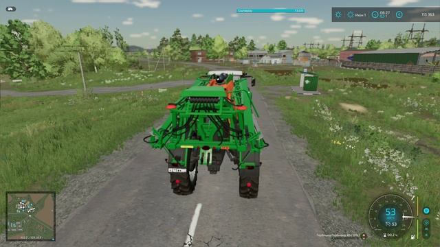 Farming Simulator 22 ЗАО Суворовское. Убираем сорняки на новом поле. #10