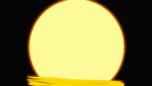 Sunrise over water with reflections on the water