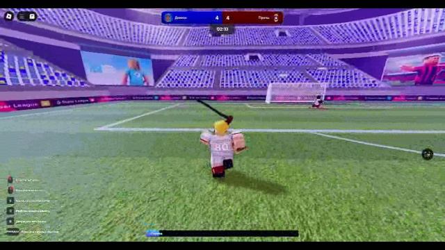 играю в футбольную лигу в Roblox 6 часть.