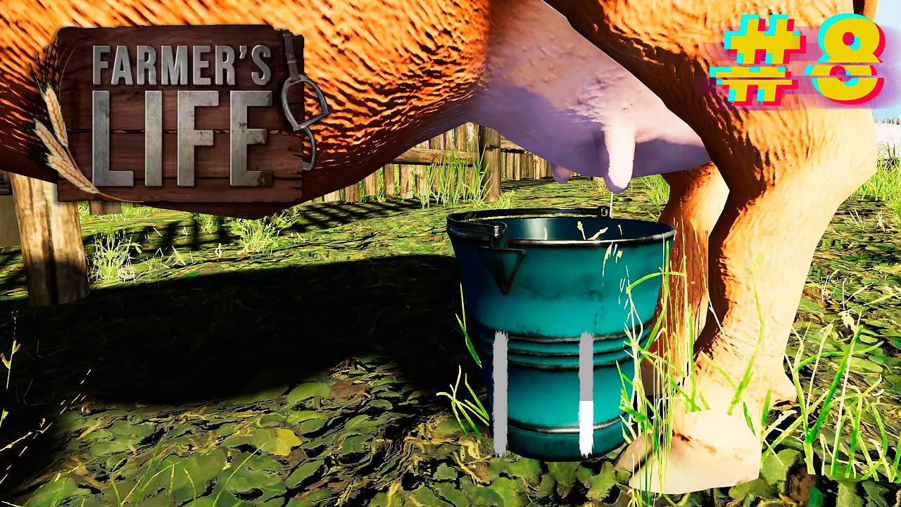 Новоиспеченная доярка. Farmer's Life #8