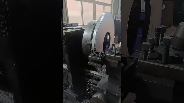 Обработка заготовки  фланца Ду 500 по ГОСТу 12820-80 на токарном станке #фланец #гост #гост_12820 #о