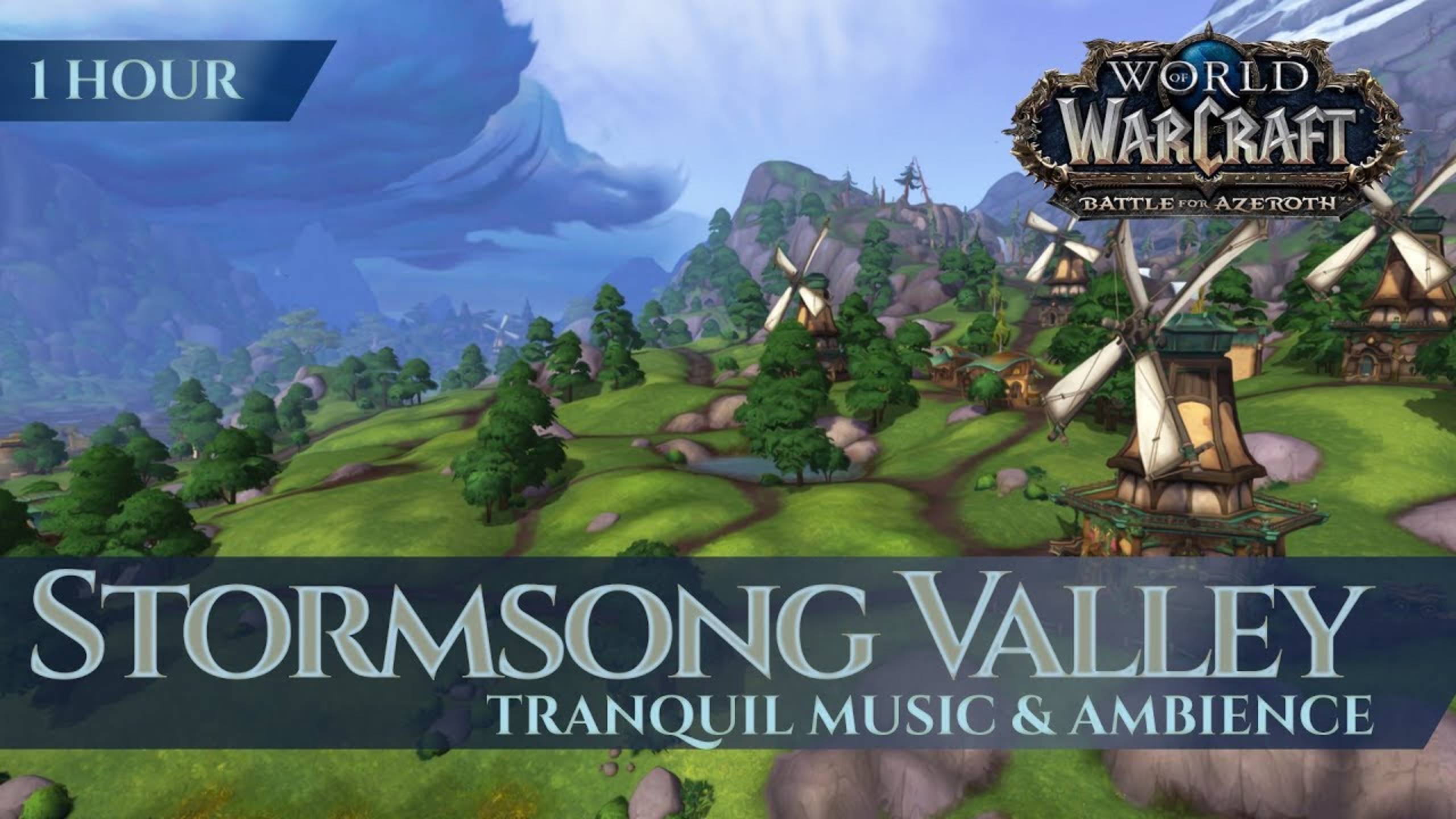 Stormsong Valley - Tranquil Music & Ambience (1 h, 4K, World of Warcraft Battle for Azeroth
