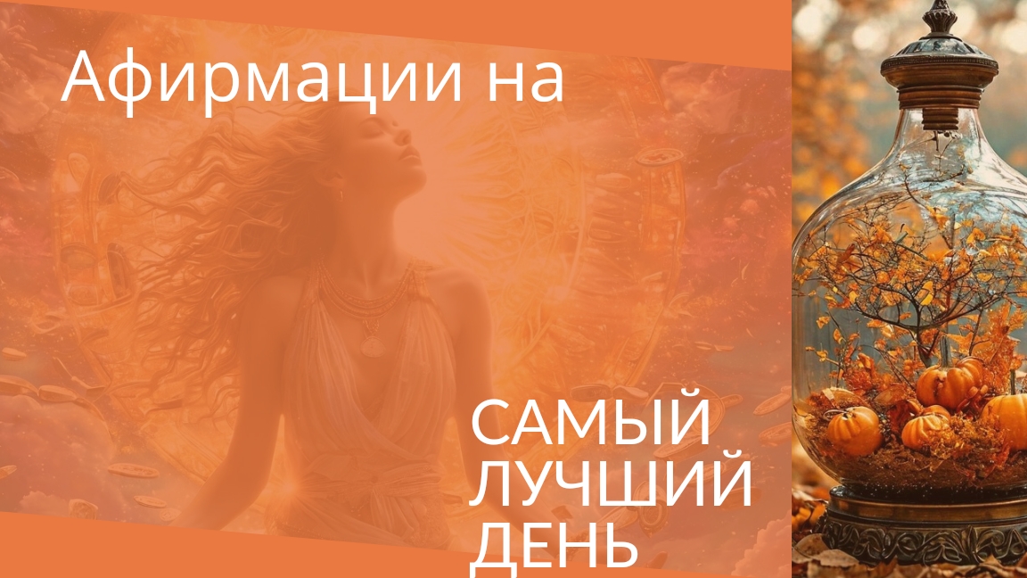 АФФИРМАЦИИ. ТВОЙ ЛУЧШИЙ ДЕНЬ!  #медитация #аффирмации #психология #меняйреальность