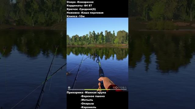 Трофей Карась Золотой  🐟🐟🐟 Русская Рыбалка 4 #shorts #русскаярыбалка4