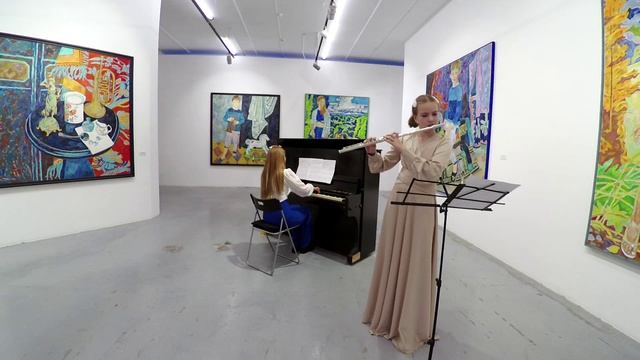 Г. Бифтинк "Странник" Исп. Ангелина Ковалькова (флейта), Евгения Кудоя (фортепиано) 3.11.24