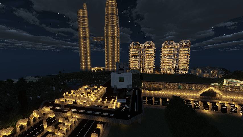 обзор города+новые скины и шейдеры