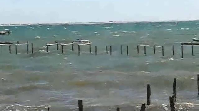 Евпатория. Набережная им.Терешковой. Шторм