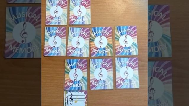 Настольная игра Мемори "Нотная азбука" #музыкальныеигры #музыкальноеразвитие