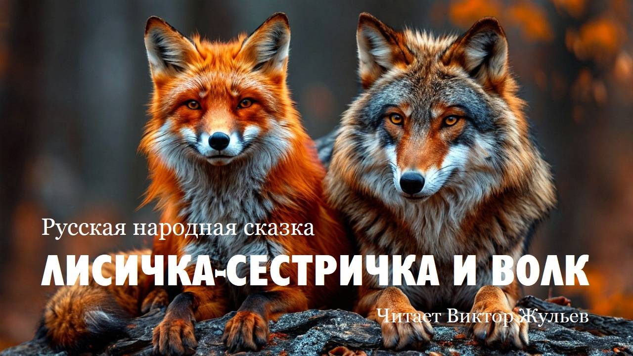 «ЛИСИЧКА-СЕСТРИЧКА И ВОЛК». Русская народная сказка