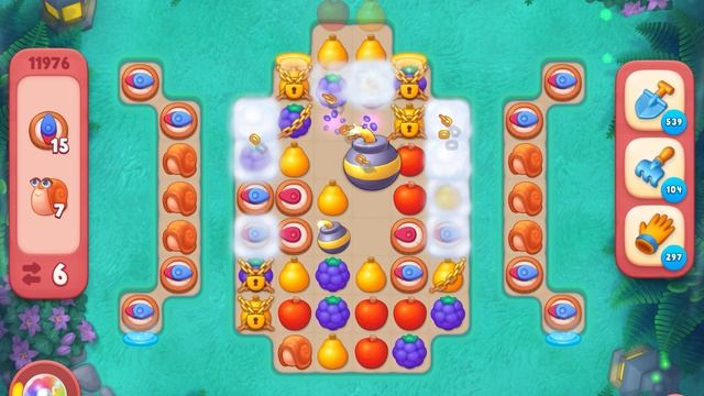 GardenScapes уровень 11976 без бустеров