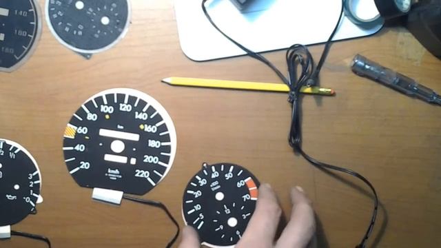 Приборка MB w124