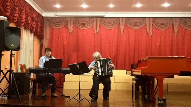 Ян Тьерсен. Мелодия из к/ф "Амели"Морозова О.А. (баян), Палаш С.И. (синтезатор)