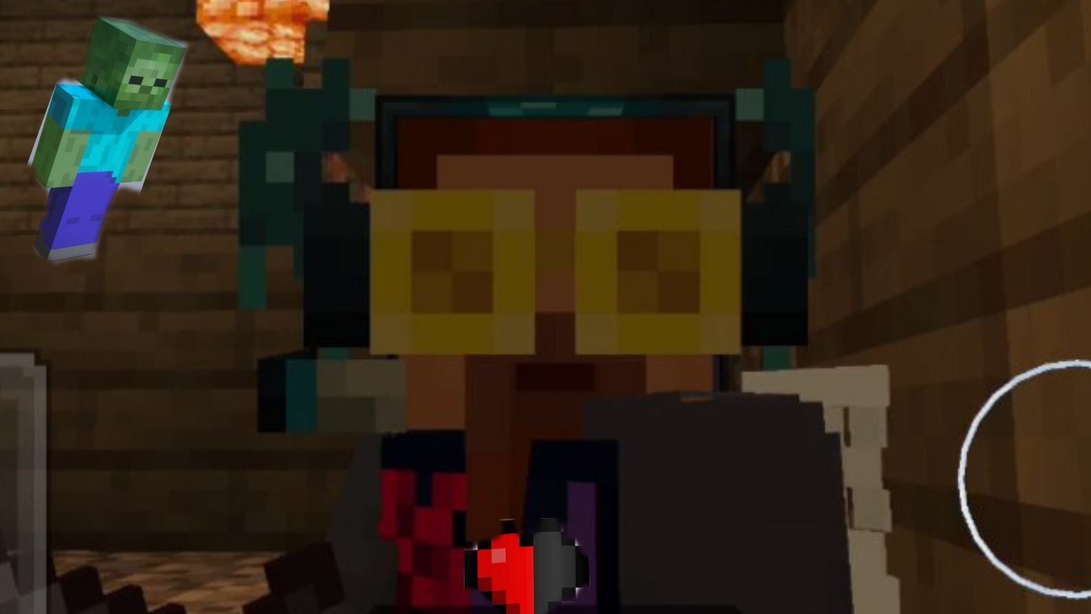 СТРАННЫЙ ПОРТАЛ ИЗ НАШЕГО МИРА В МИР ЗОМБИ В MINECRAFT🫣