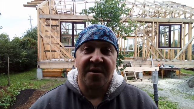 Стены каркасника, установка