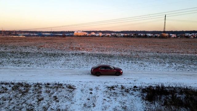 Первый полет Mavic Air2 + Cadillac CTS2, режим Active Track!