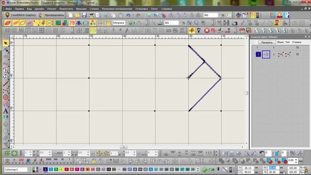 Уроки Wilcom ES Создание тамбурного шва