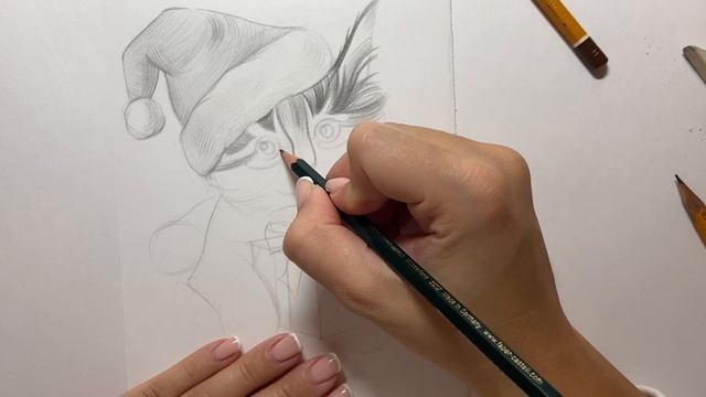 Новогодний Марафон 2021. Урок 1. Новогодний котенок в графике