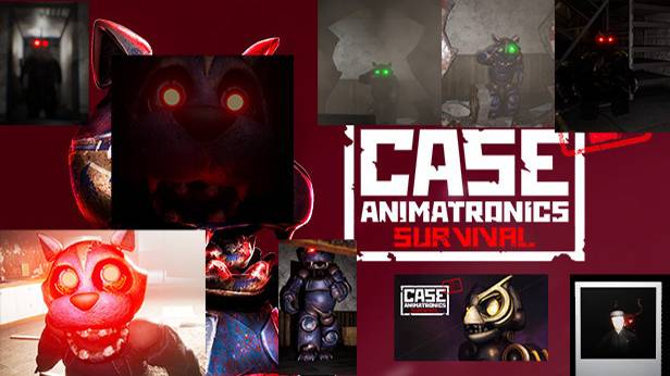 новые аниматроники ещё страшнее  умнее и баговоней(CASE 2 Animatronics Survival)№1