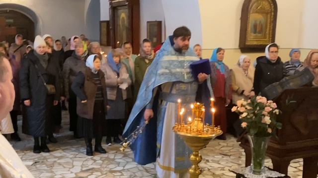 04.11.2024 фрагмент молебна пред иконой Божией Матери Казанская