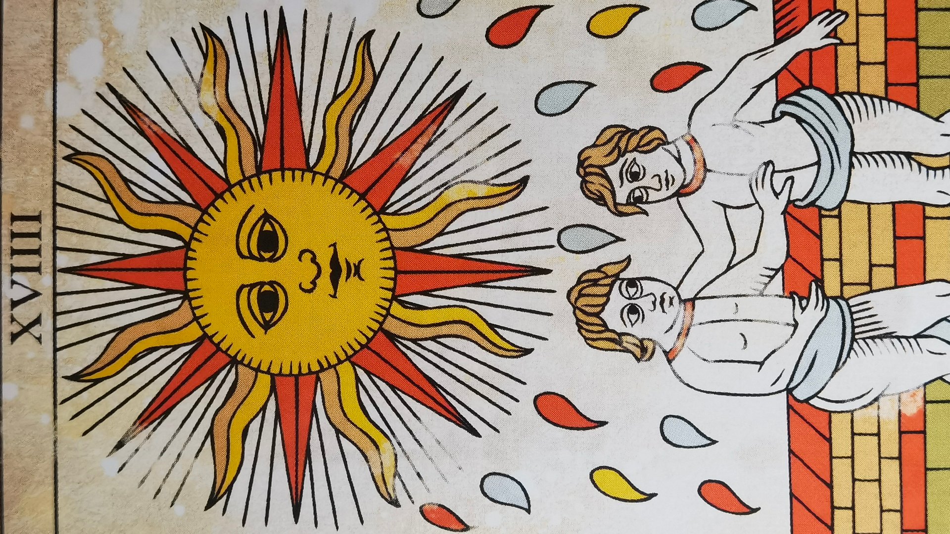 XIX аркан Солнце. Сочетания.