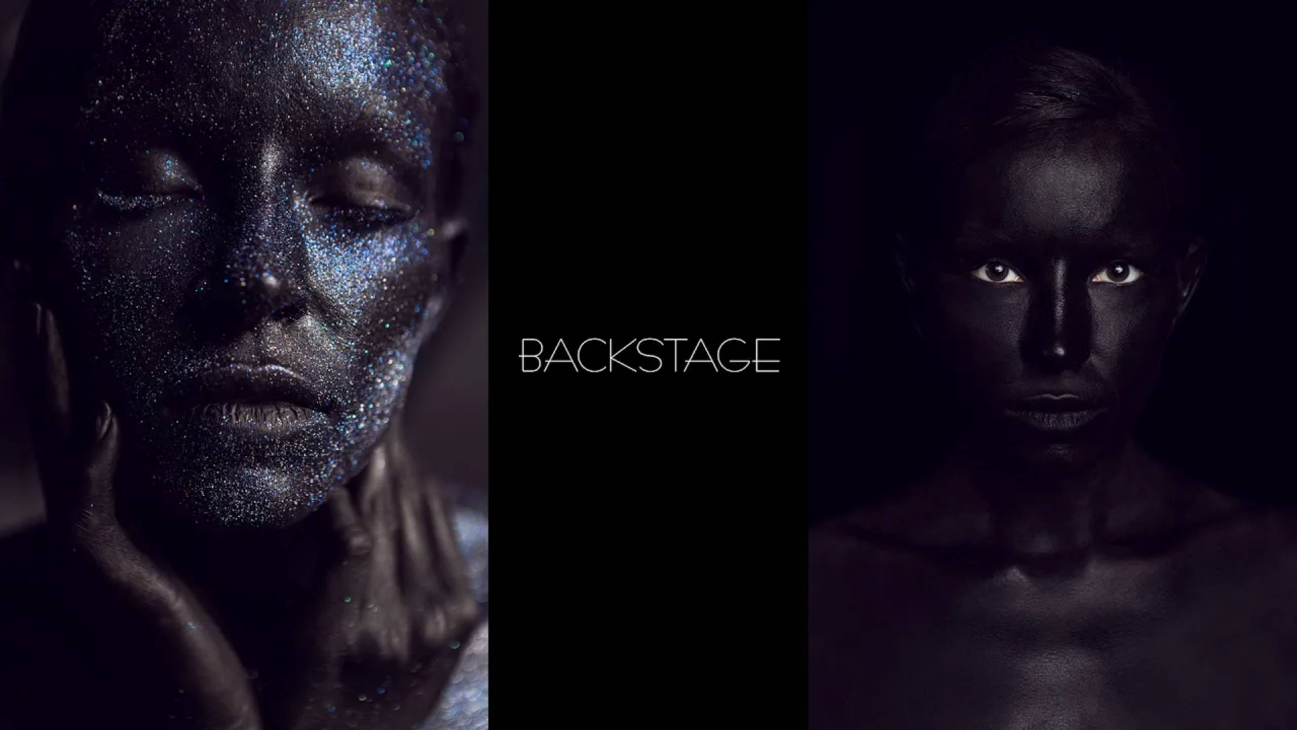 Как мы покрасили модель для съёмки. Backstage (photographer - Elena Saulich)