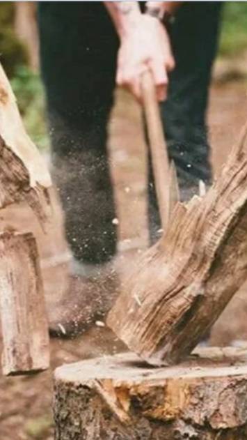 Колка дров топором. Секрет, которого вы не знали
