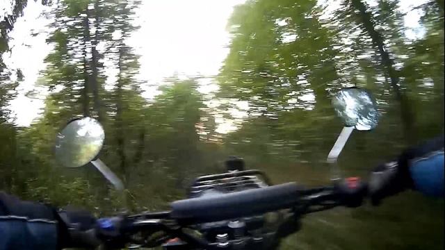 На Мотоцикле Еду Пробивать Дорогу к Лесному Озеру Аннинское -  2020