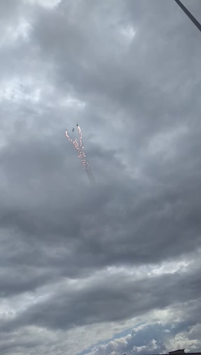 МАКС-2021. Пилотажная группа "Витязи" Роспуск четверки, который называют "Ангел".