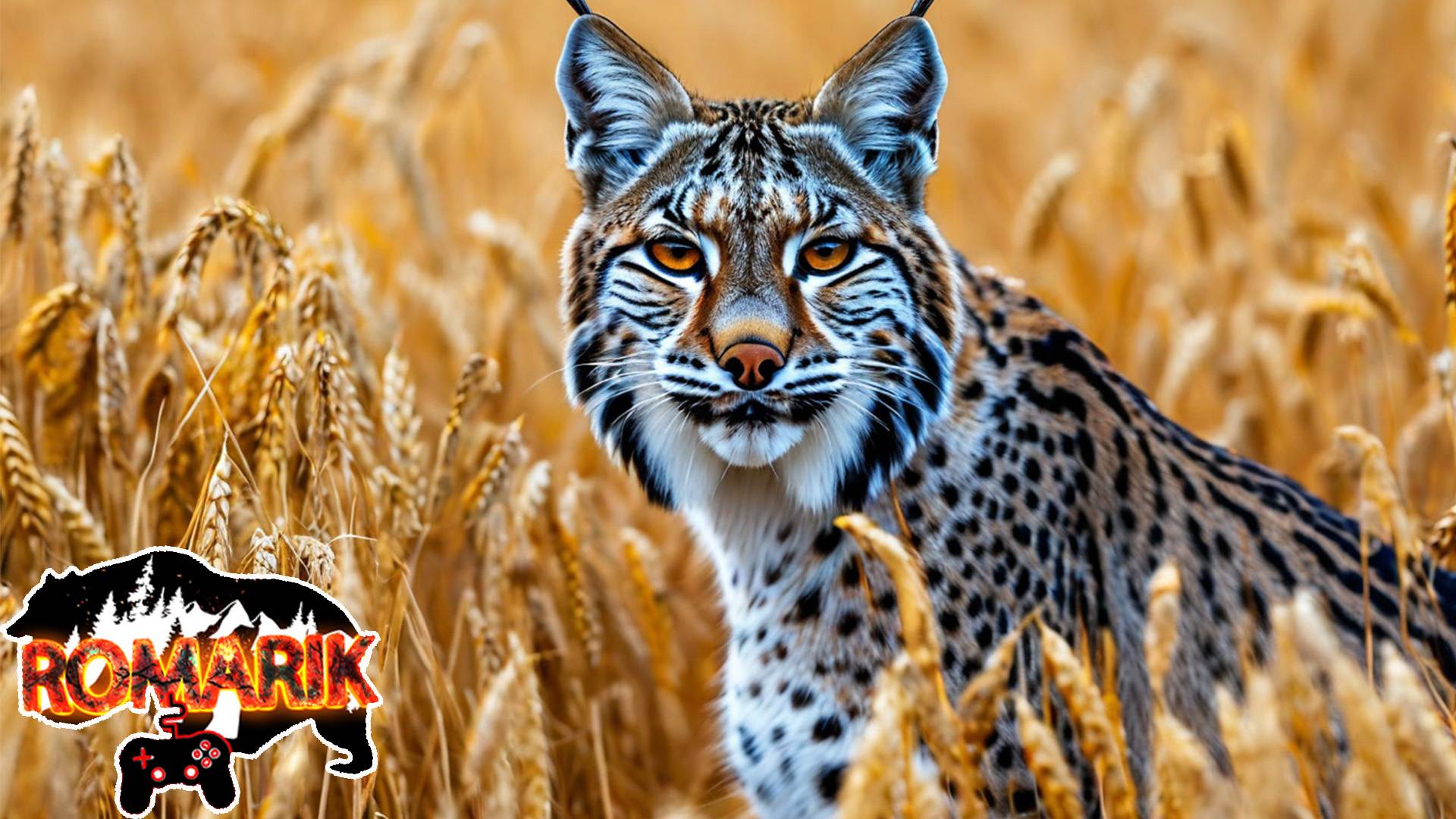 Охотничьи страсти: рысь на поле злаковых. Охота и рыбалка. Рысь