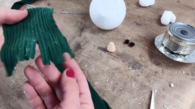 DIY  Снеговик  #snowman #новыйгод