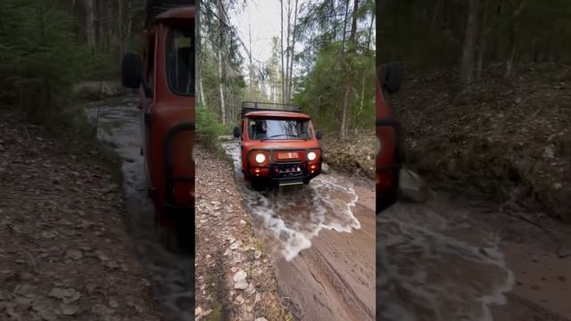 На УАЗ буханка «экспедиция» вдоль Ладожского озера 29.04.2024