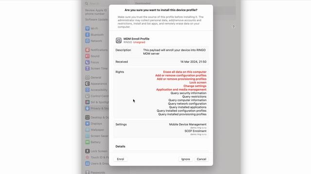 Привязка устройства