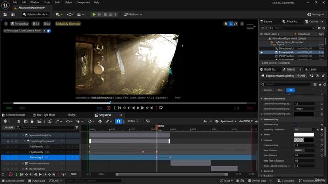 UE5 (Освещение для начинающих кинематографистов) 17 (эффект солнечных зайчиков)