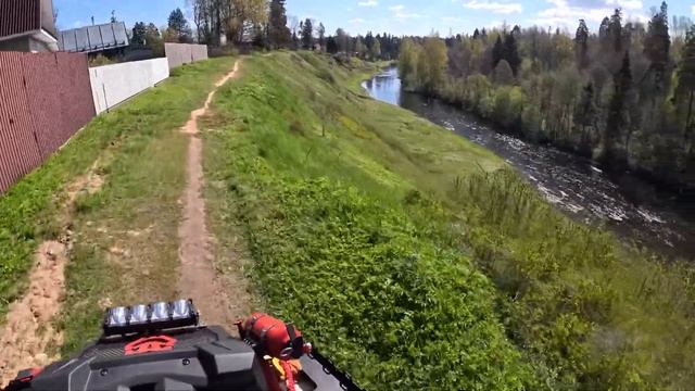 На квадрике Aodes mud pro 1000